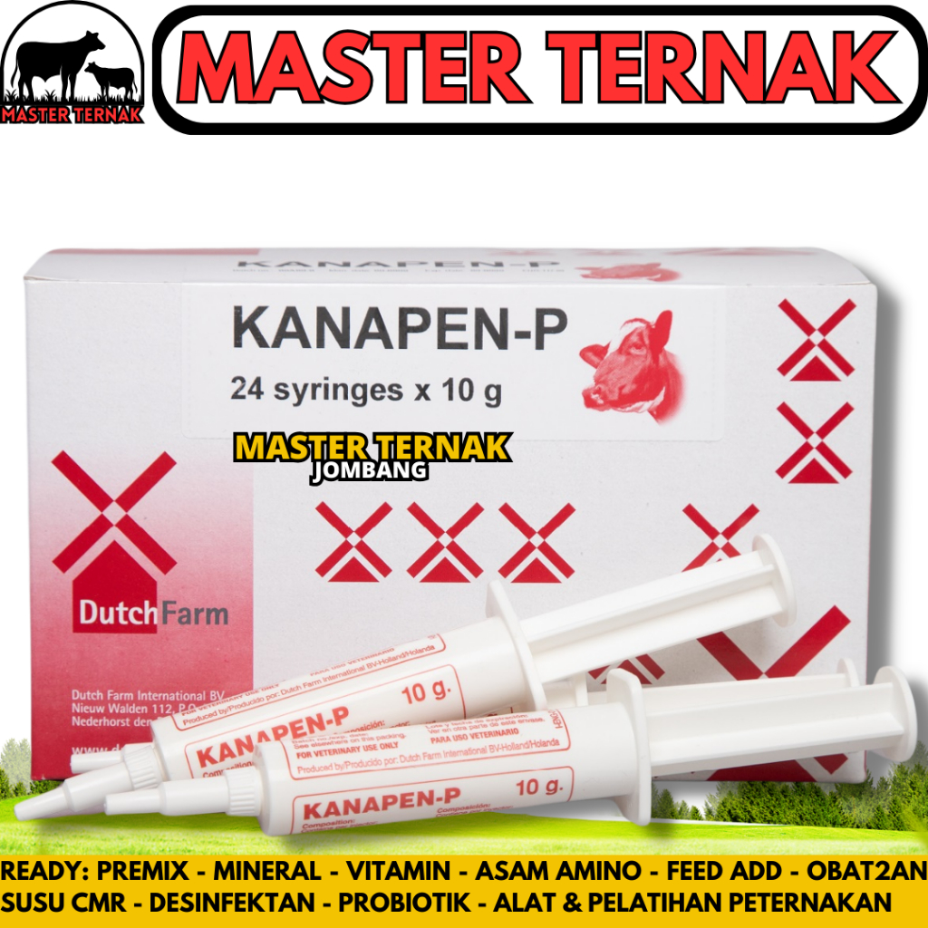Jual KANAPEN P 10 ML - Obat Mastitis Kambing - Obat Mastitis Sapi ...