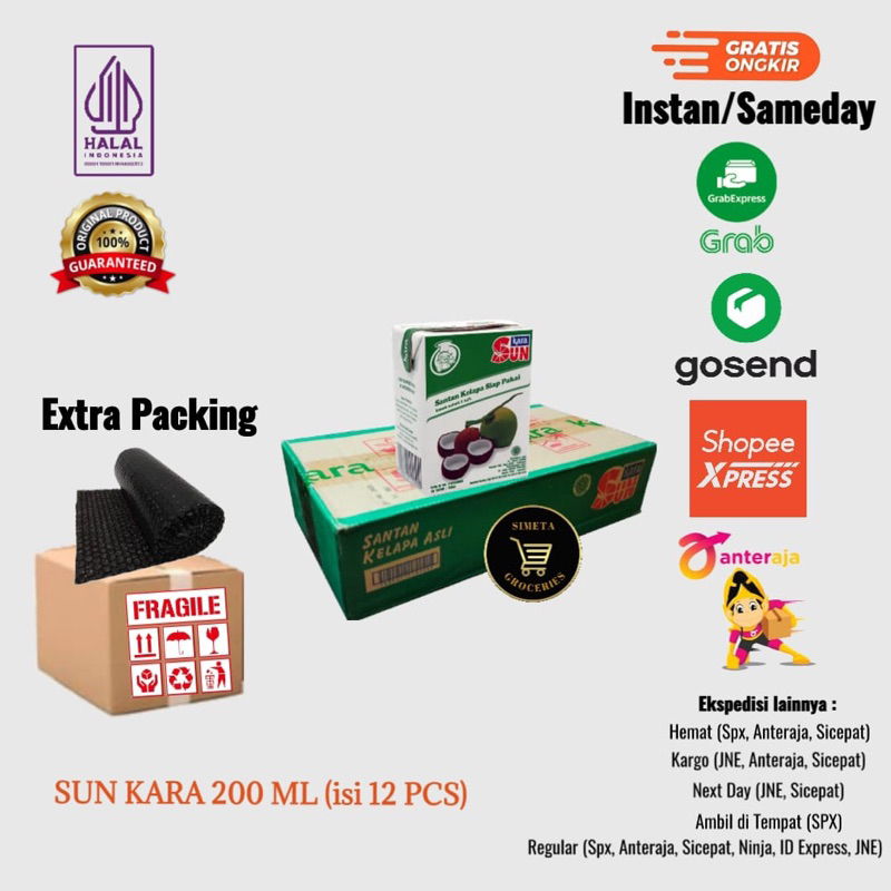 Jual Sun Kara 200ml (1 dus isi 12 pcs) | Shopee Indonesia