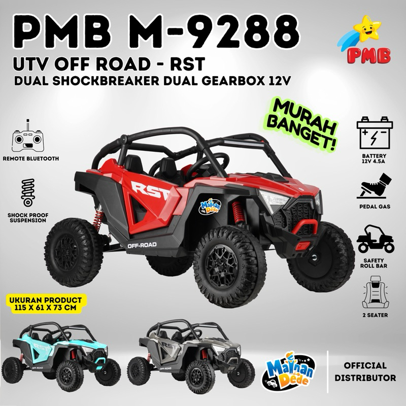 Jual Mainan Mobil Aki Anak PMB 9288 RST M9288 M-9288 9288A MARQUEZ ...