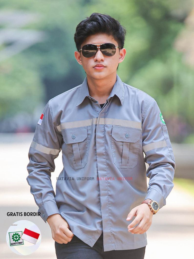 Jual Baju Kemeja Wearpack Safety K3 Lengan Panjang Werpack Seragam ...