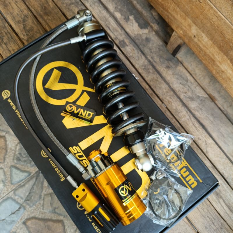 Jual vnd shock AK 666 B1 - pro ninja R 305mm gold (T) titan(P) | Shopee ...
