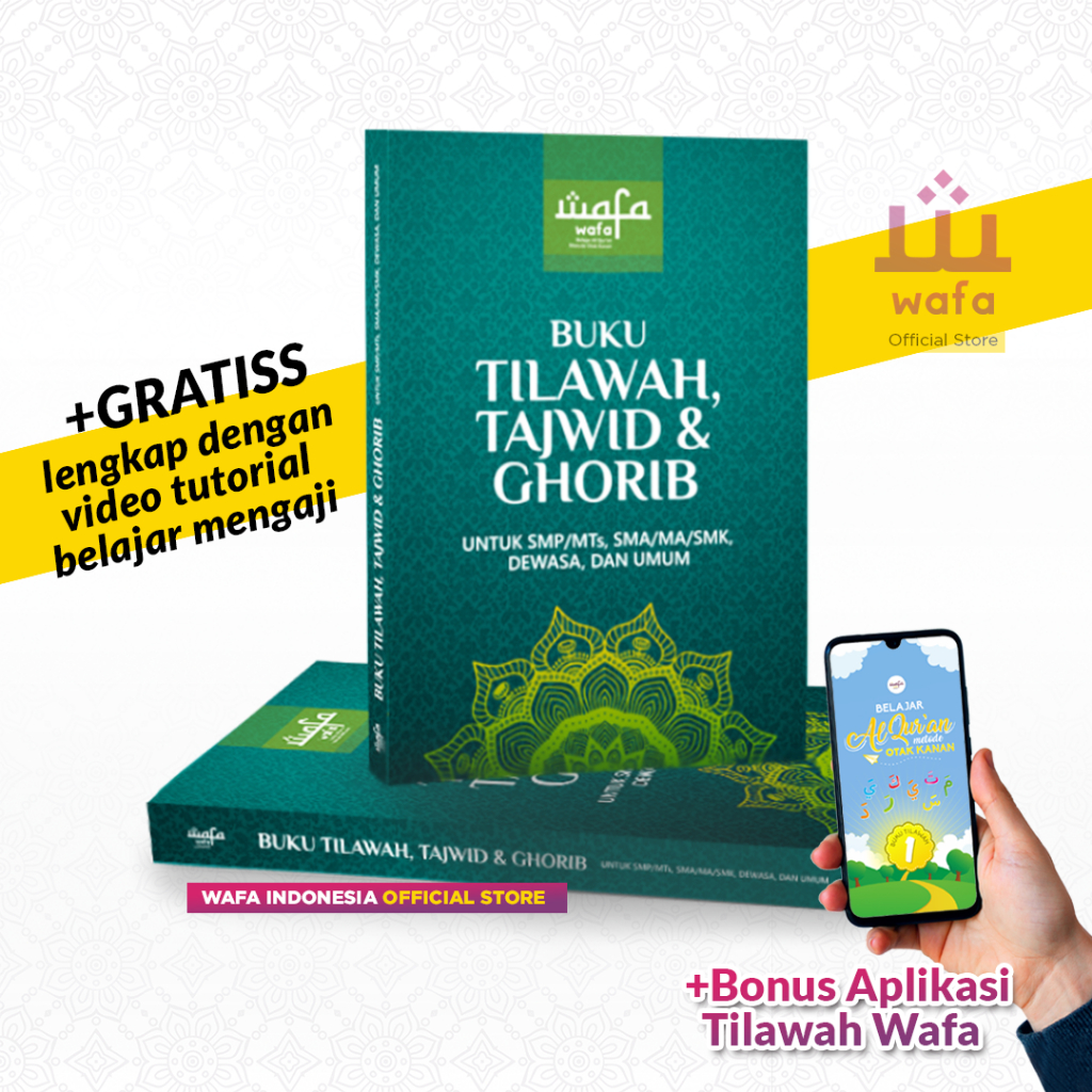 Jual Buku TTG WAFA Tilawah Tajwid Ghorib [100% ORI + TERBARU] - Buku Belajar Mengaji Ngaji ...