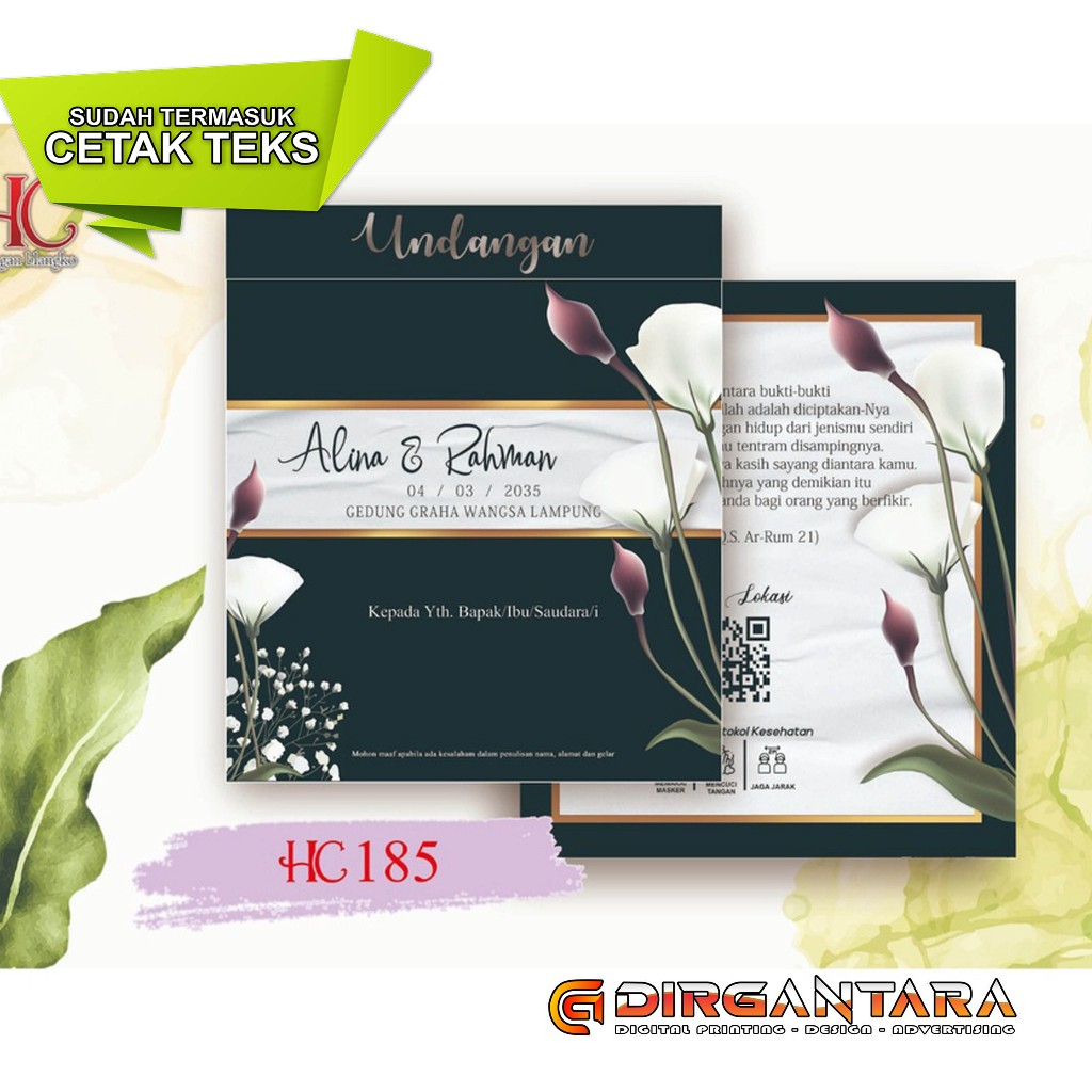 Jual Undangam pernikahan siap sebar Undangan blangko HC undangan keren ...