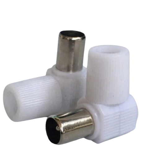 Jual Jack Jek Anten TV Model L Plastik Colokan Anten Bengkok PVC ...