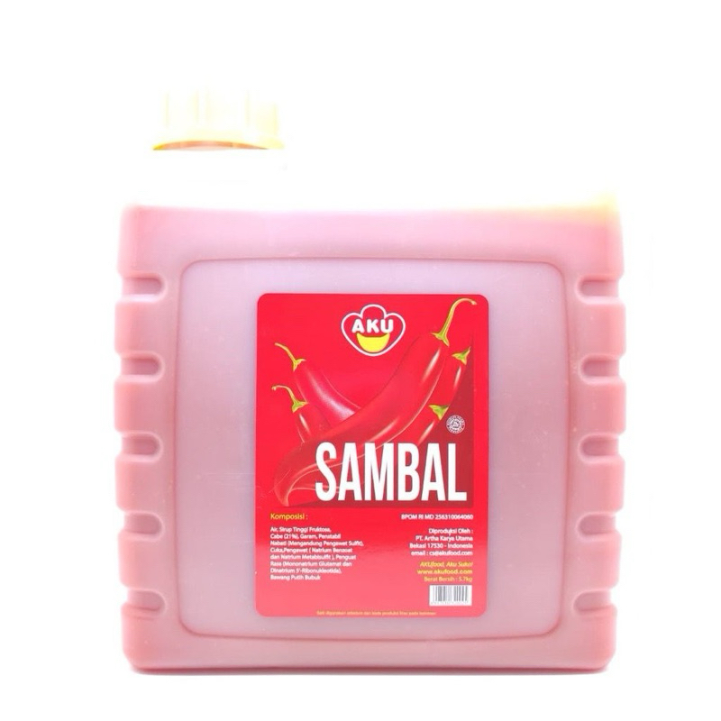 Jual Aneka saos tomat dan saos sambal Aku jerigen | Shopee Indonesia