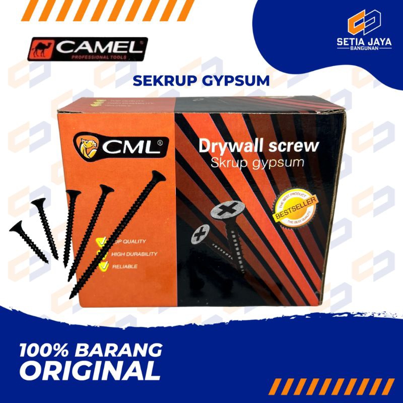 Jual Sekrup / Skrup Gipsum / Gypsum Camel 6 x 1 / 1/4 / 1/2 / 2 / 8 x 3 | Shopee Indonesia
