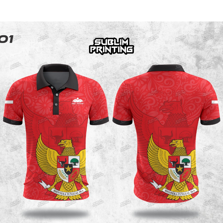 Jual JERSEY - Kaos Polo/Polo Shirt Motif Garuda dan Peta Indonesia ...