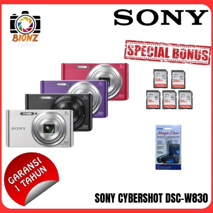 Jual CAMERA SONY DSC-W830 / CAMERA SONY W830 | Shopee Indonesia