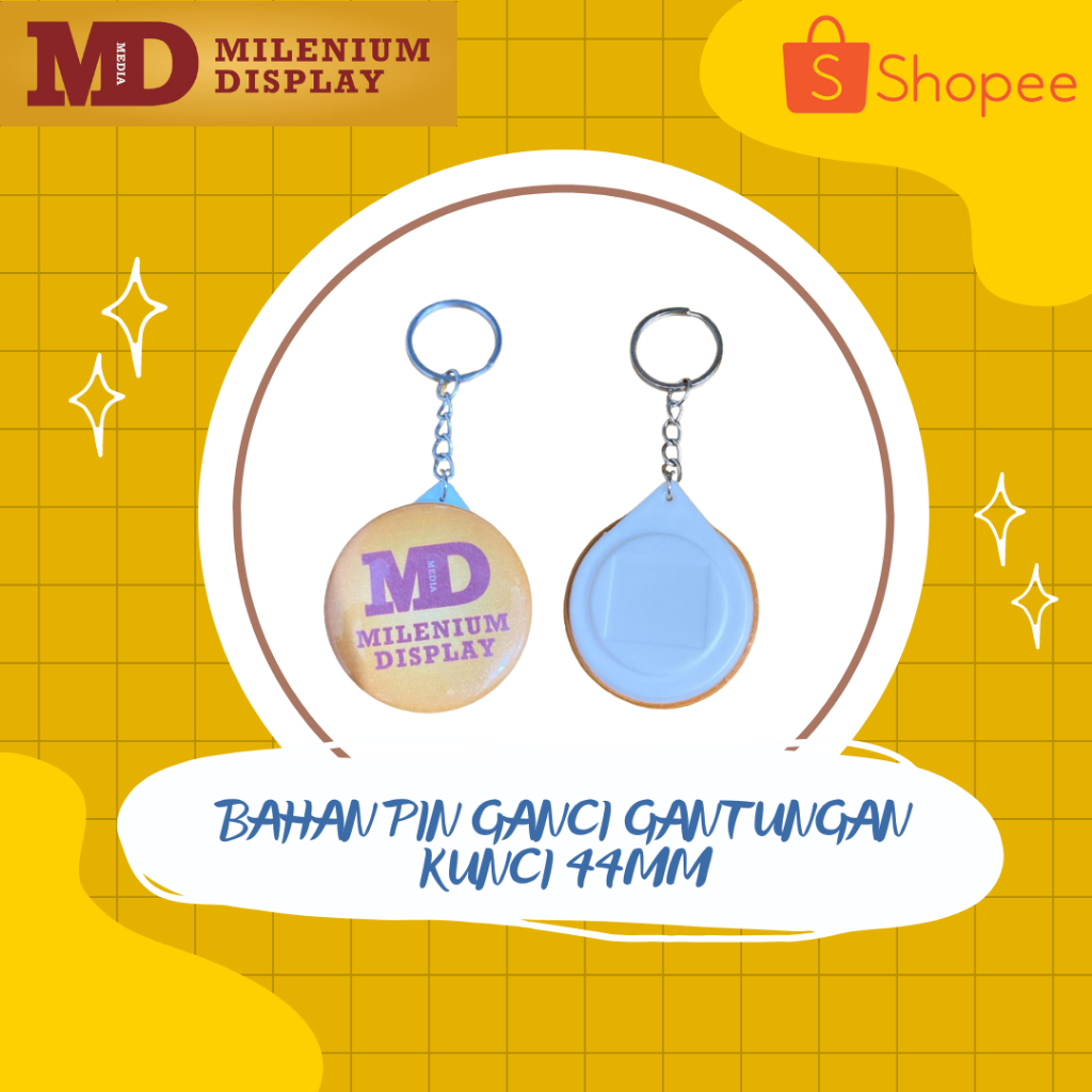 Jual BAHAN PIN GANTUNGAN KUNCI & PIN PENITI 44MM | Shopee Indonesia