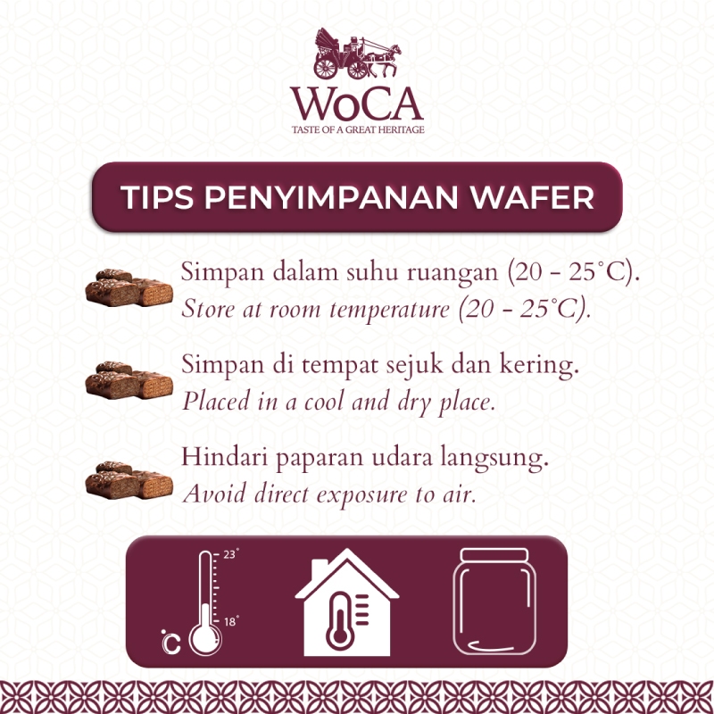 Jual WoCA Wafer Coklat Premium Milk Chocolate | Shopee Indonesia