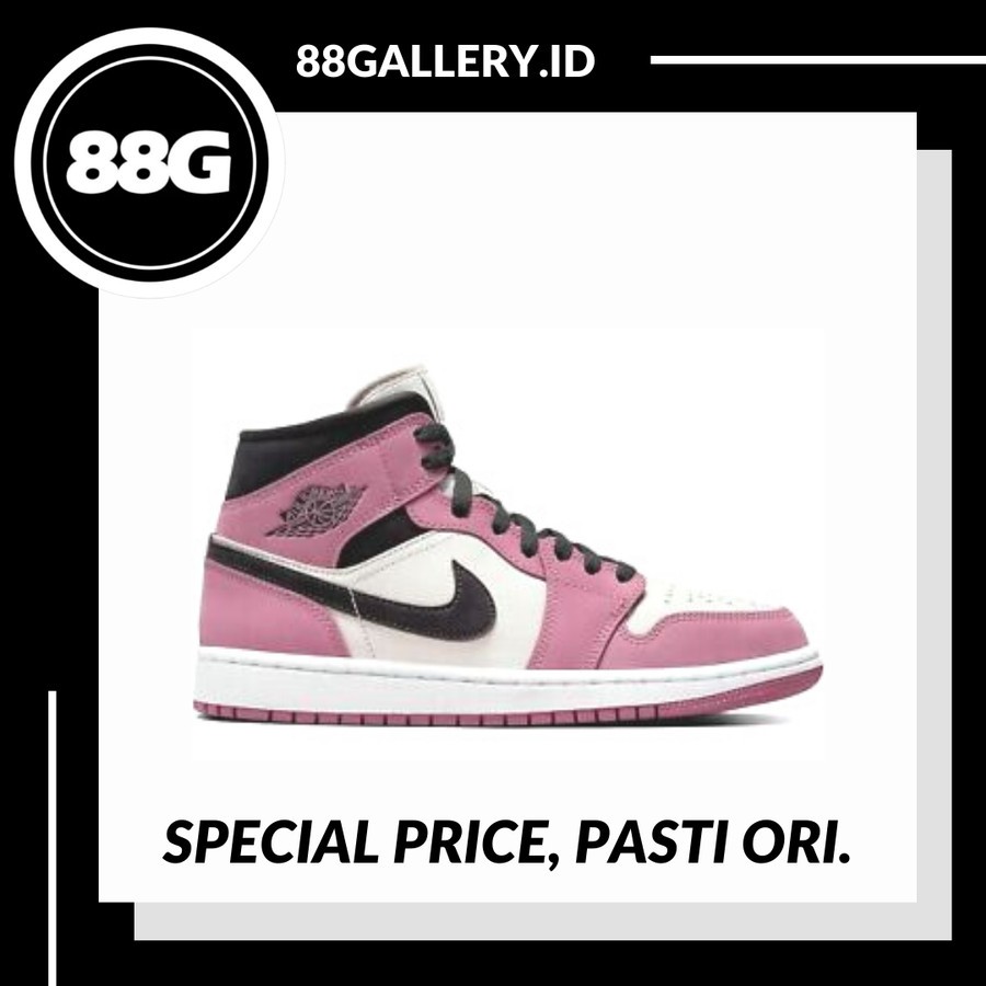 Jual Air Jordan 1 Mid SE Light Mulberry / Berry Pink | Shopee Indonesia