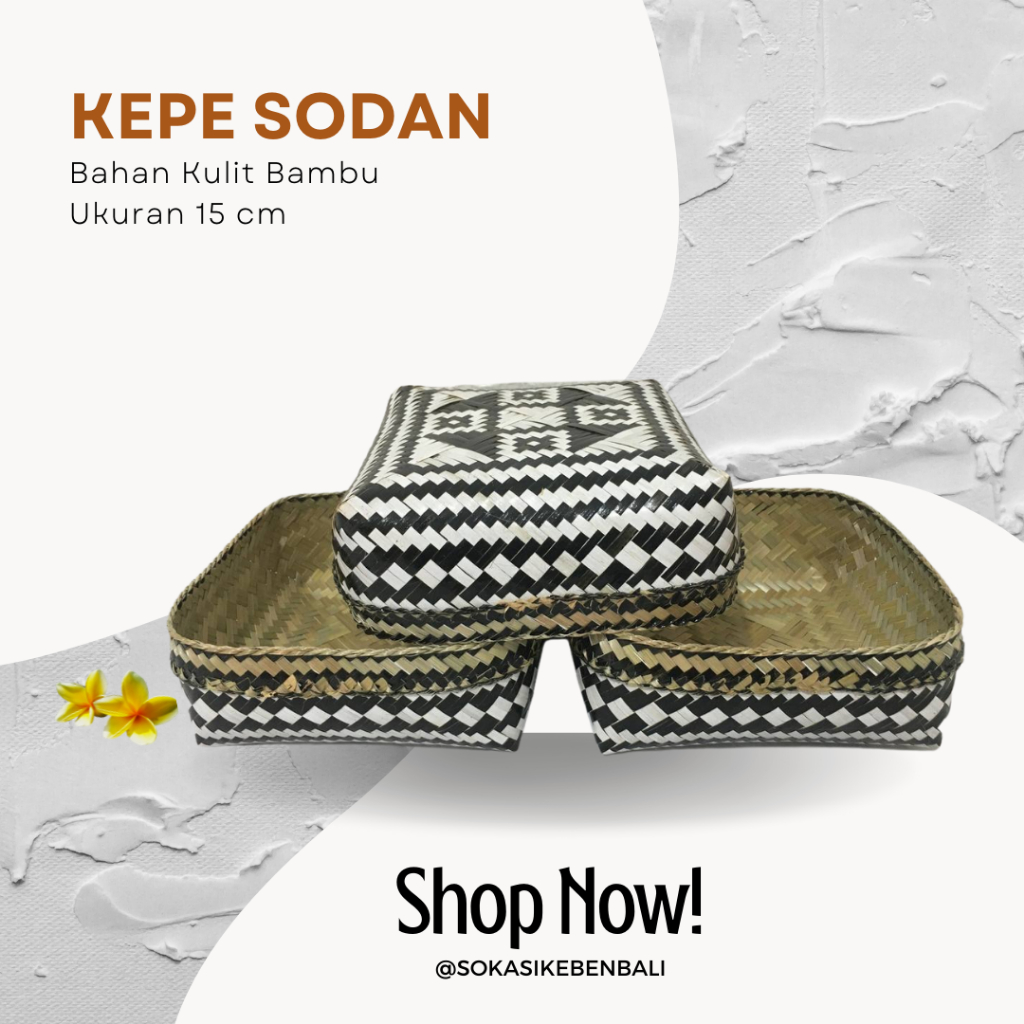 Jual Kepe Sodan Kulit Bambu| Besek| Keben| Sokasi | Shopee Indonesia