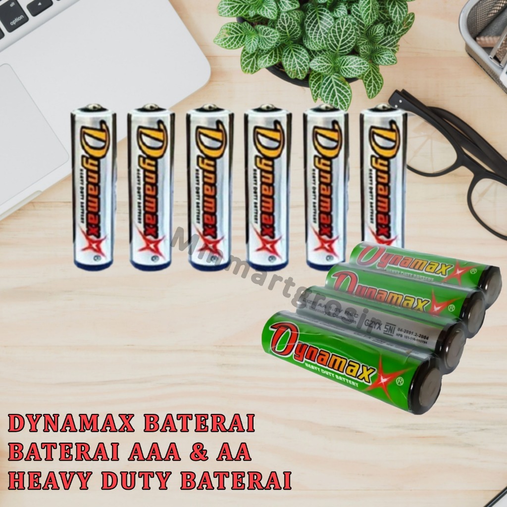 Jual Dynamax Baterai / Baterai AAA & AA / Heavy Duty Baterai | Shopee ...