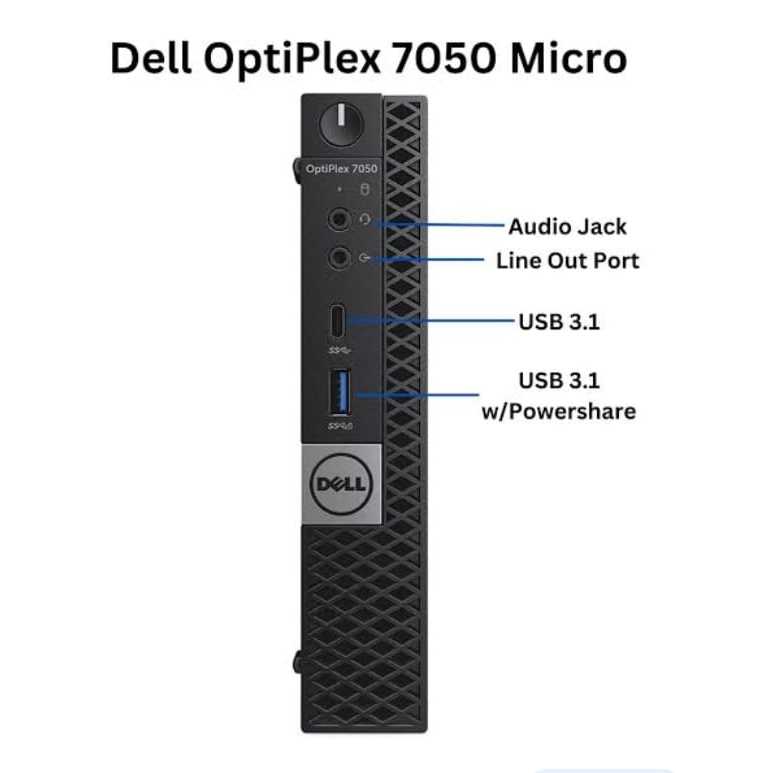 Jual PC MINI DELL OPTIPLEX 7050 MICRO CORE I5 7500T RAM 16GB SSD 512GB ...