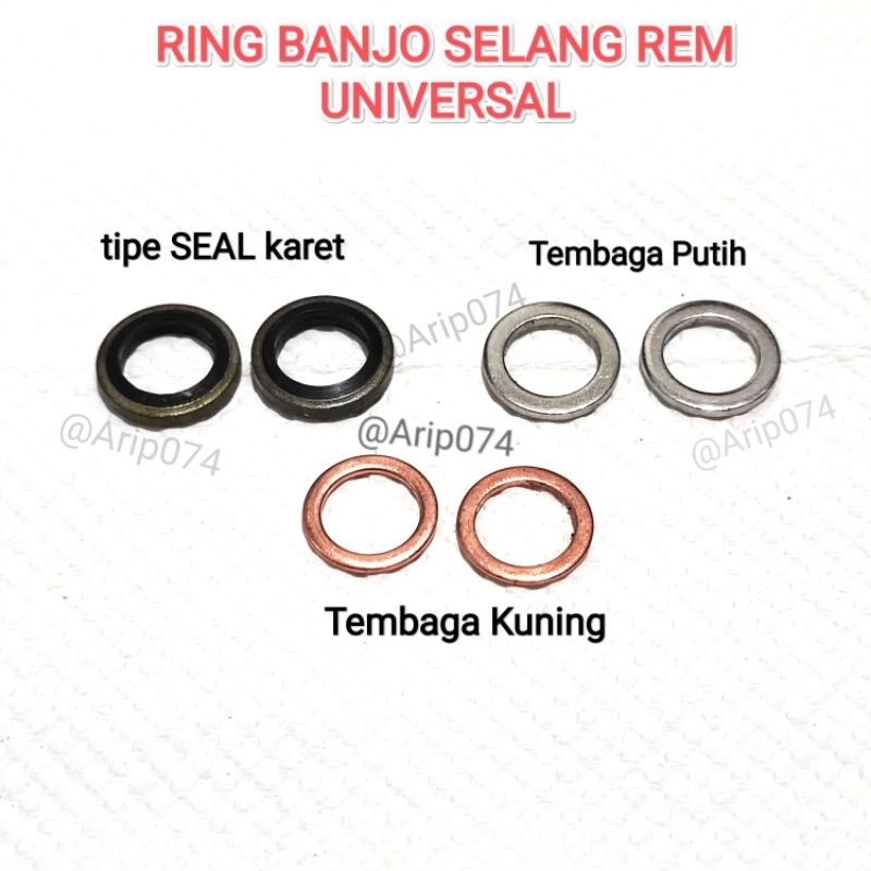 Jual [PROMO] RING SELANG REM O RING SELANG MASTER REM RING BAUT KALIPER ...