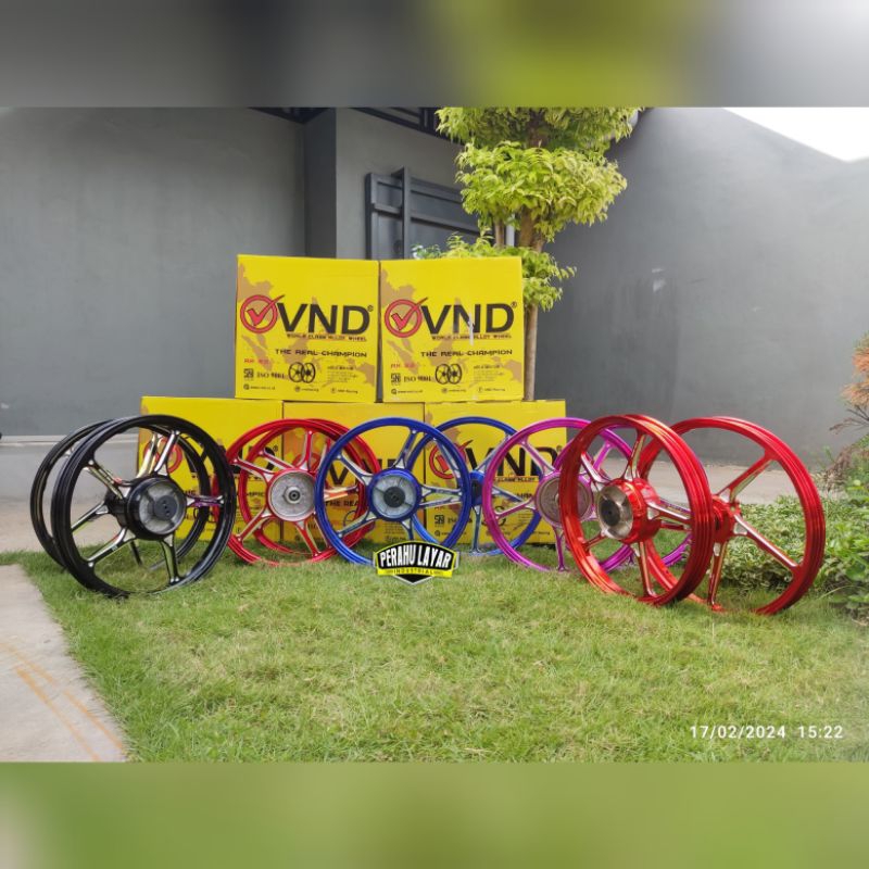 Jual velg vnd enkei ak55 almunium model palang bintang 5 140 160 ring ...