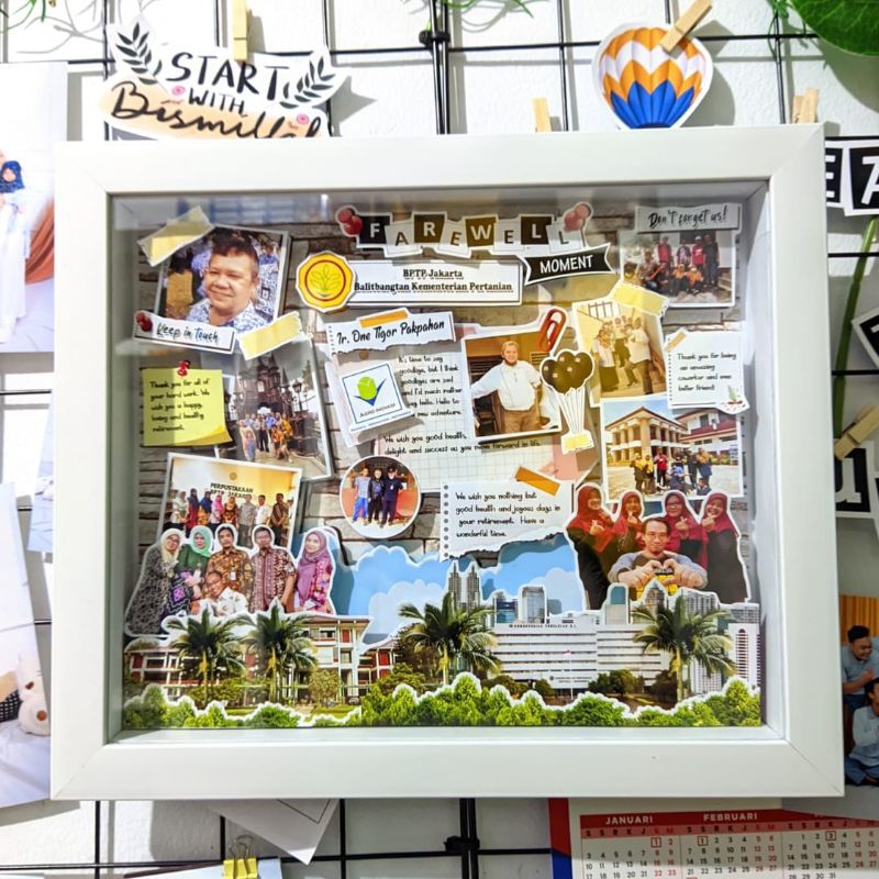Jual [3 HARI JADI!] Gift Hadiah Kenangan Untuk Rekan Kerja Scrapframe ...
