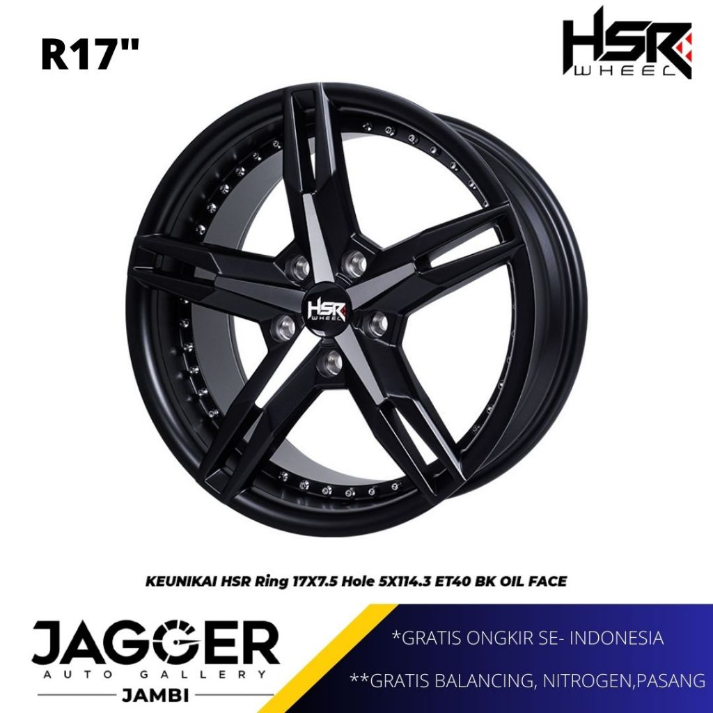Jual veleg mobil terbaru ring 17 untuk innova, rush, terios, hrv, crv. HSR KEUNIKAI R17X7,5 ...