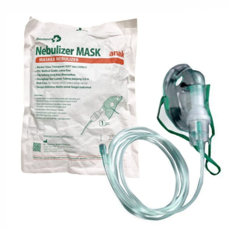 Jual MASKER NEBULIZER UNTUK ANAK MERK BESMED MASKER UNTUK TERAPI UAP ...