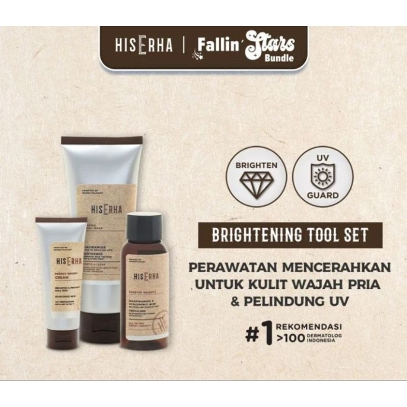 Jual Erha His Erha Brightening Booster Series ( Facewash, Sunscreen dan ...