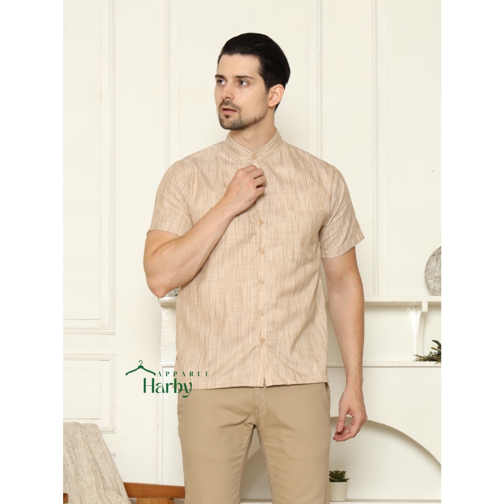 Jual Harby Apparel - Roderick A2403GD11 - Atasan - Poly Cotton - Gold ...