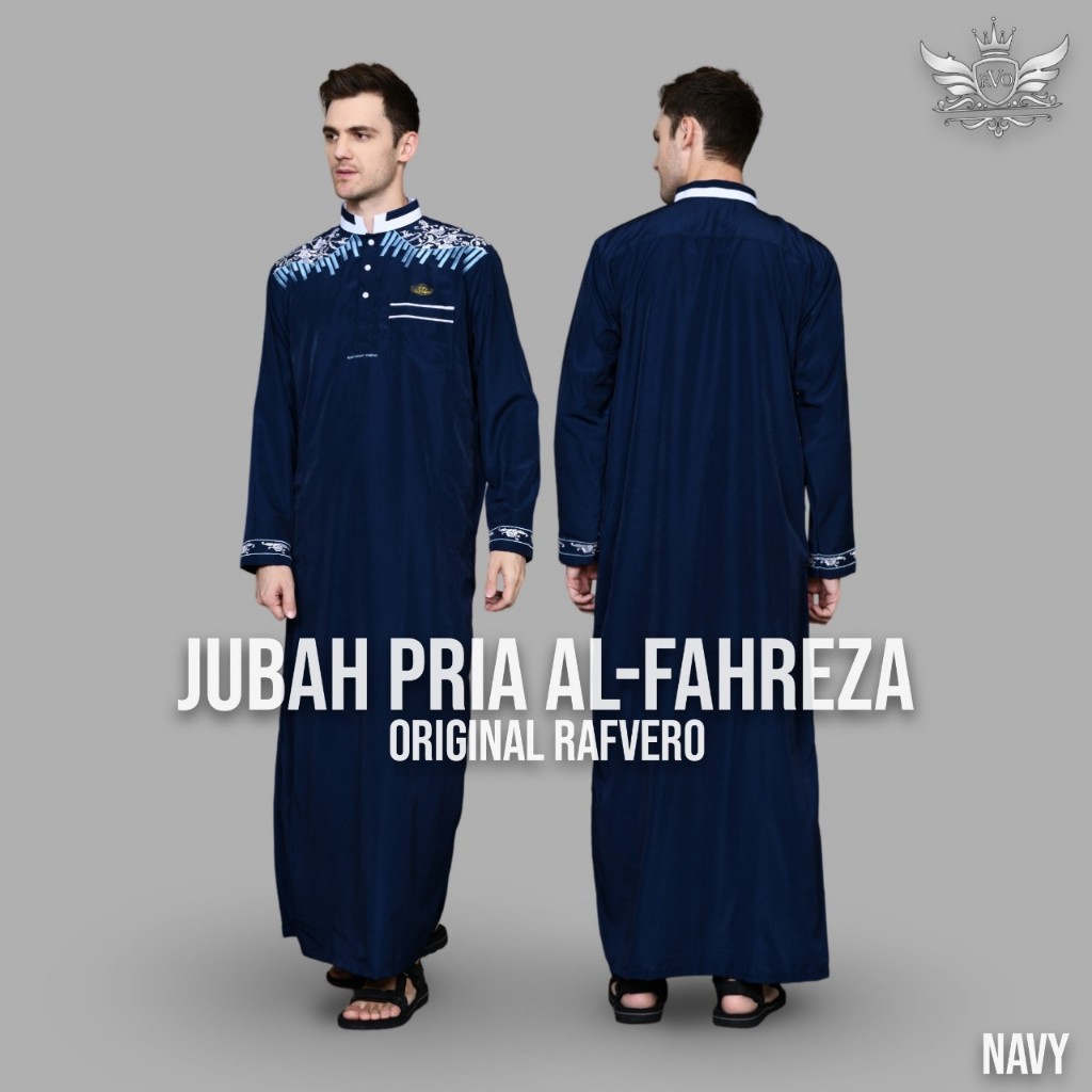 Jual Jubah Pria Model Saudi Bordir Modern Slimfit Original Lengan ...