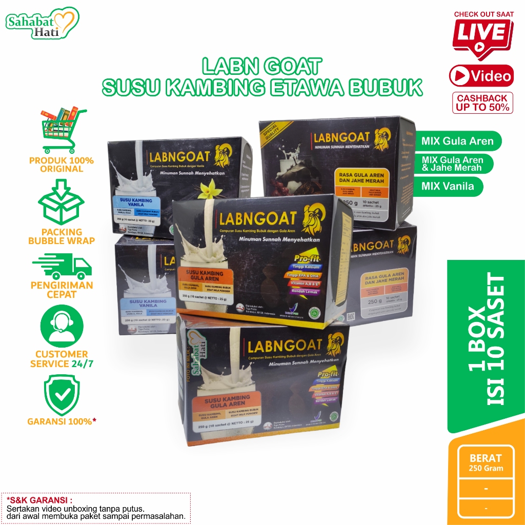 Jual Labn Goat Rasa Gula Aren / Susu Labn Goat Susu Kambing Etawa Bubuk ...