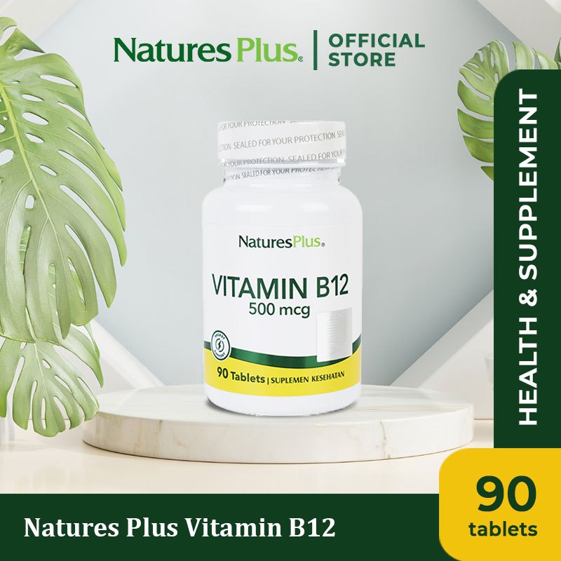 Jual Natures Plus Vitamin B12 - 90 Tablet | Shopee Indonesia