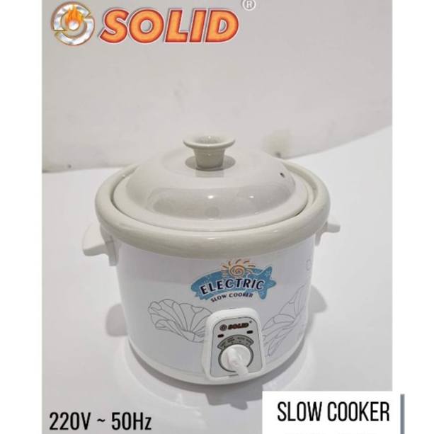 Jual SLOW COOKER SOLID 1 LITER - SC 901 LEVEL 1 TUTUP KERAMIK | Shopee ...