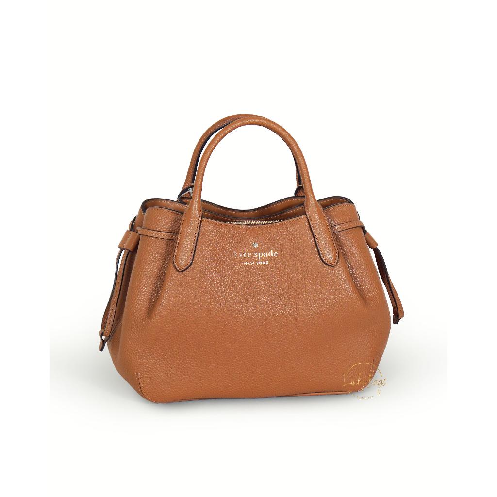 Jual KATE SPADE dumpling small satchel pebble leather (authentic ...