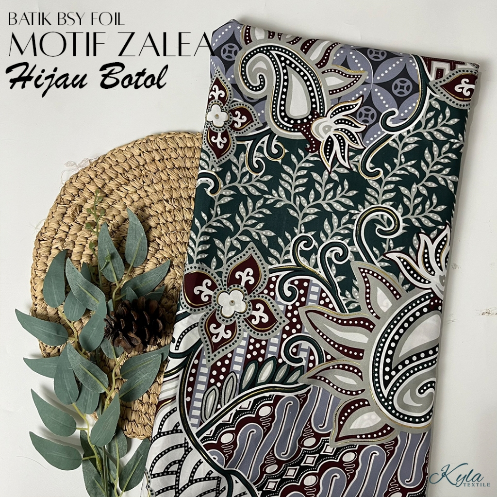 Jual 1/2 METER KAIN BATIK BSY FOIL HALUS BAHAN ROK KEBAYA&SERAGAMAN ...