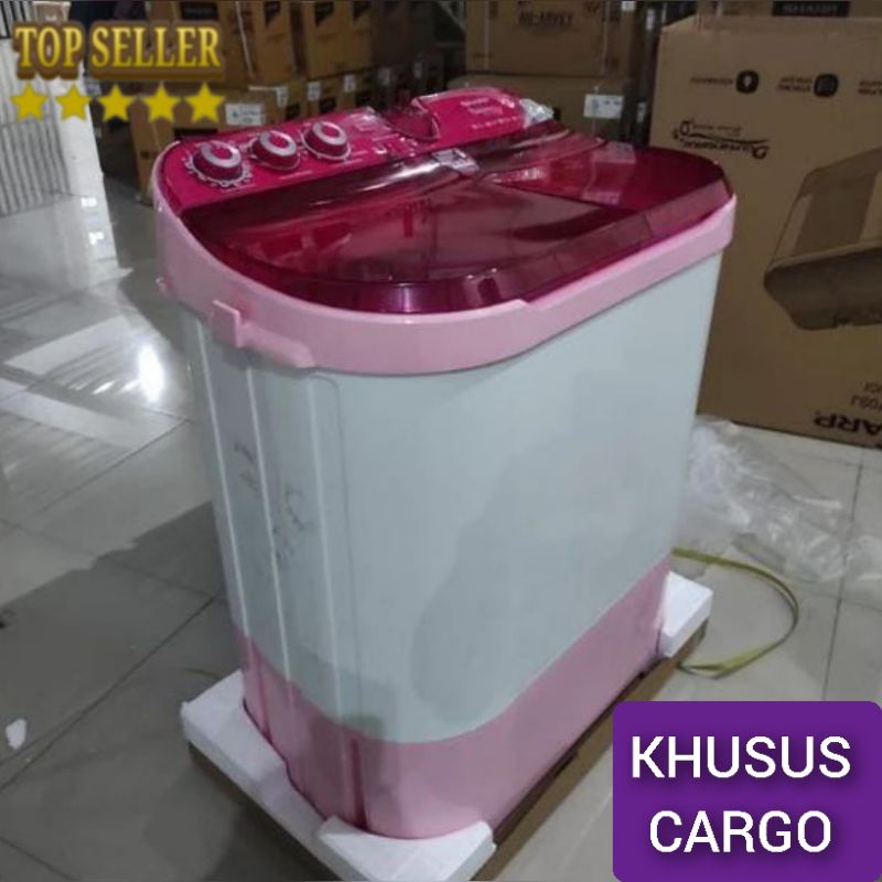 Jual KHUSUS CARGO MESIN CUCI 2 TABUNG SHARP 12 KG EST 1270 | Shopee ...