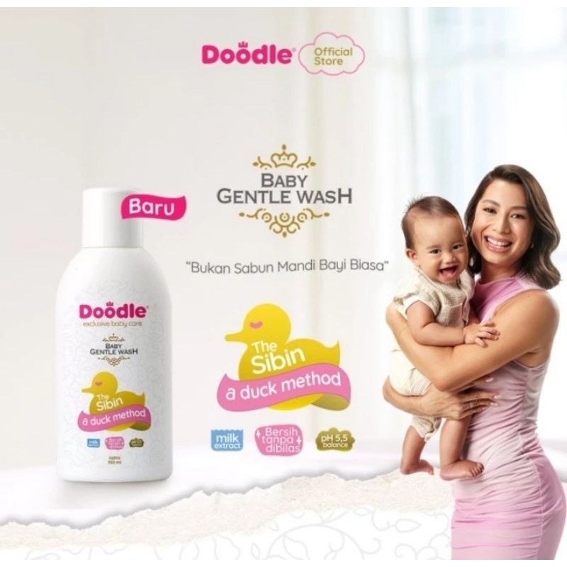 Jual Doodle Baby Gentle Wash 150ml sabun bayi doodle 150ml | Shopee ...