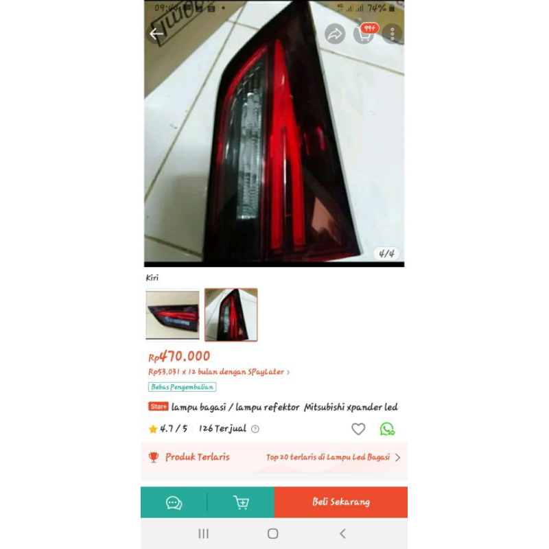 Jual lampu reflektor bagasi Mitsubishi expander | Shopee Indonesia