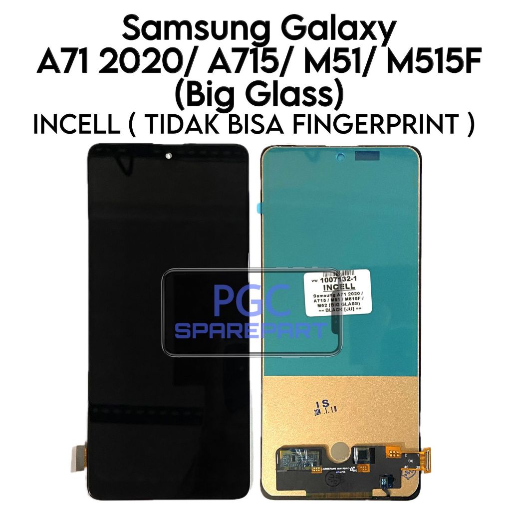 Jual LCD Touchscreen Fullset Samsung Galaxy A71 4G / M51 / M62 / A715 / M515 / M625 / SM-A715F ...