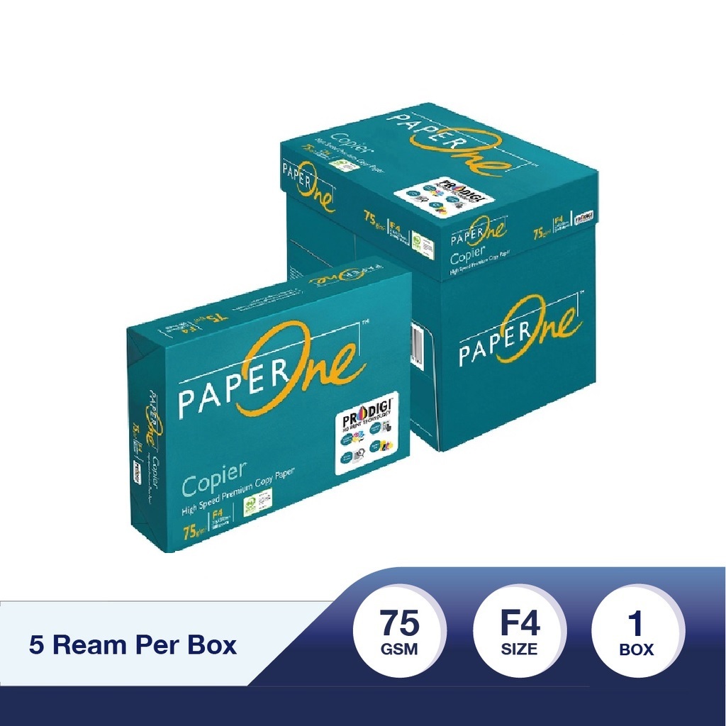 Jual (GOSEND/GRAB) Kertas HVS A4 , F4 75Gram PaperOne / Kertas Hvs Copy Paper / Kertas Fotocopy ...