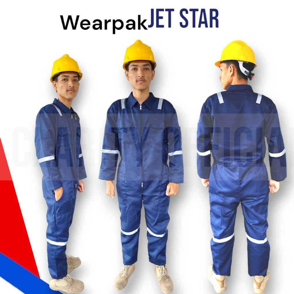 Jual Wearpack Coverall Safety Scotlight Jet Star Seragam Proyek ...