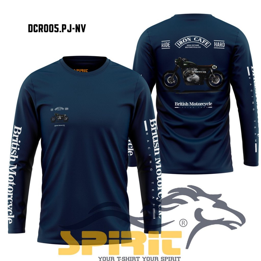 Jual KAOS MOTOR CUSTOM BAJU KAOS BRITISH MOTORCYCLE CUSTOM CAFE RACER ...