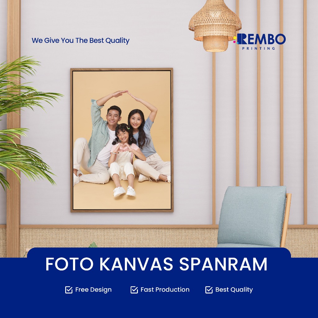 Jual Cetak Foto Kanvas Custom Print Photo Canvas Hiress Rangka Spanram ...