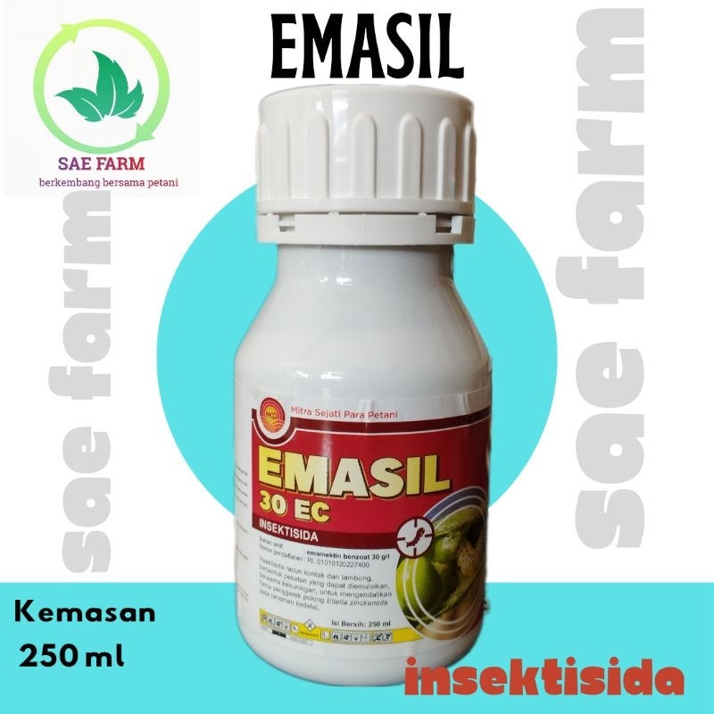 Jual Emasil 250 ml insektisida racun kontak dan lambung untuk mengatasi hama ulat pestisida ...