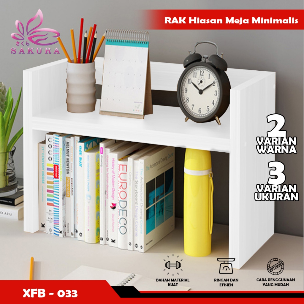 Jual Rak Buku Meja Belajar / Rak Mini Diatas Meja / Rak Serbaguna ...