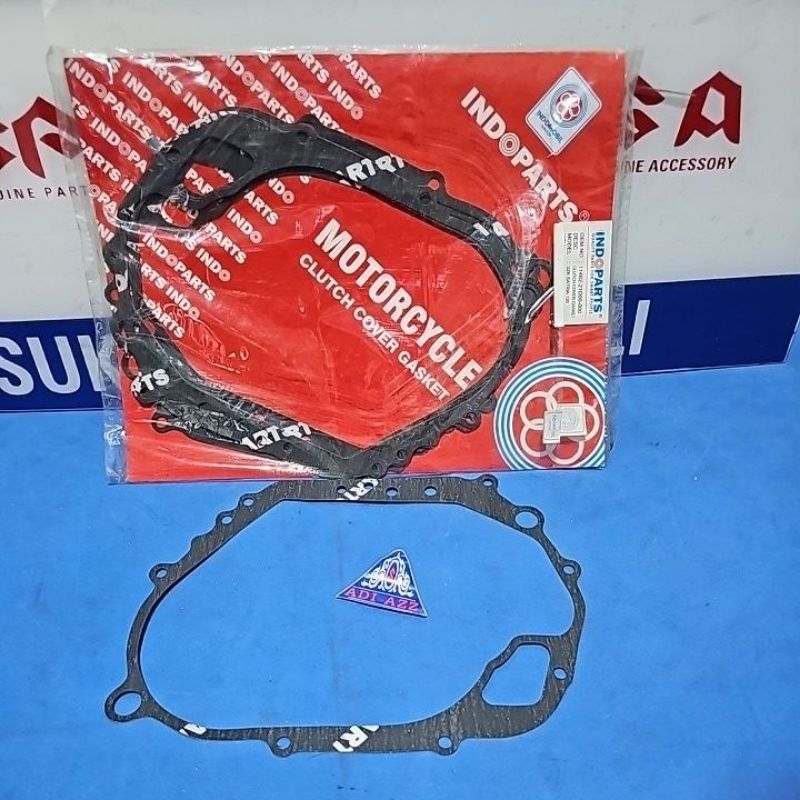 Jual paking perpak gasket bak kopling block kanan satria 2tak lumba ru hiu lscm original ...
