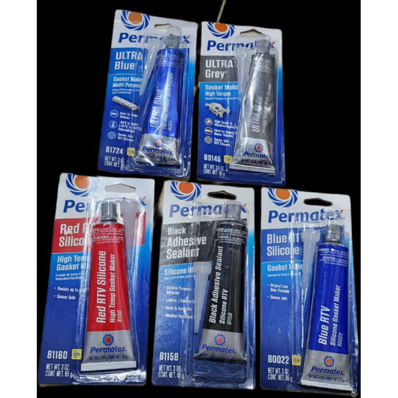 Jual Lem Permatex Blue Permatex RED Permatex Ultra Blue Permatex Black ...