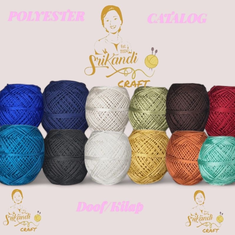 Jual CATALOG BENANG RAJUT POLYESTER D27 SRIKANDICRAFT HIGH QUALITY ...