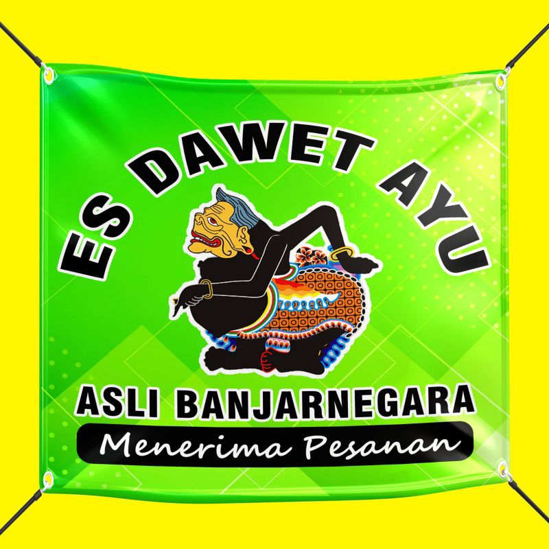 Jual SPANDUK BANNER ES DAWET AYU CENDOL FREE EDIT | Shopee Indonesia