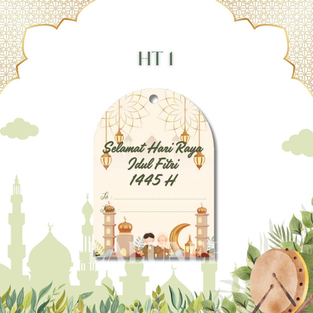 Jual READY STOCK Hang Tag Lebaran - Hang Tag Hampers Idul Fitri ...