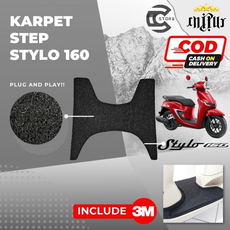 Jual Karpet Stylo 160 new / Karpet Honda Stylo 160 / Step Floor Stylo ...