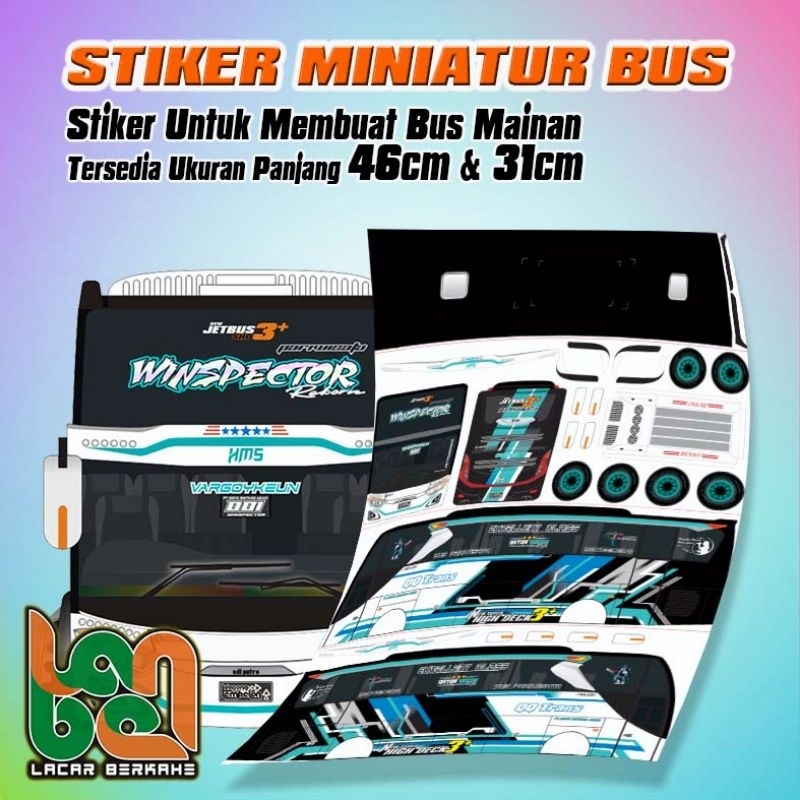 Jual Stiker Pola Bus Winspector | Tuan Muda | Ratu Maher | Shopee Indonesia