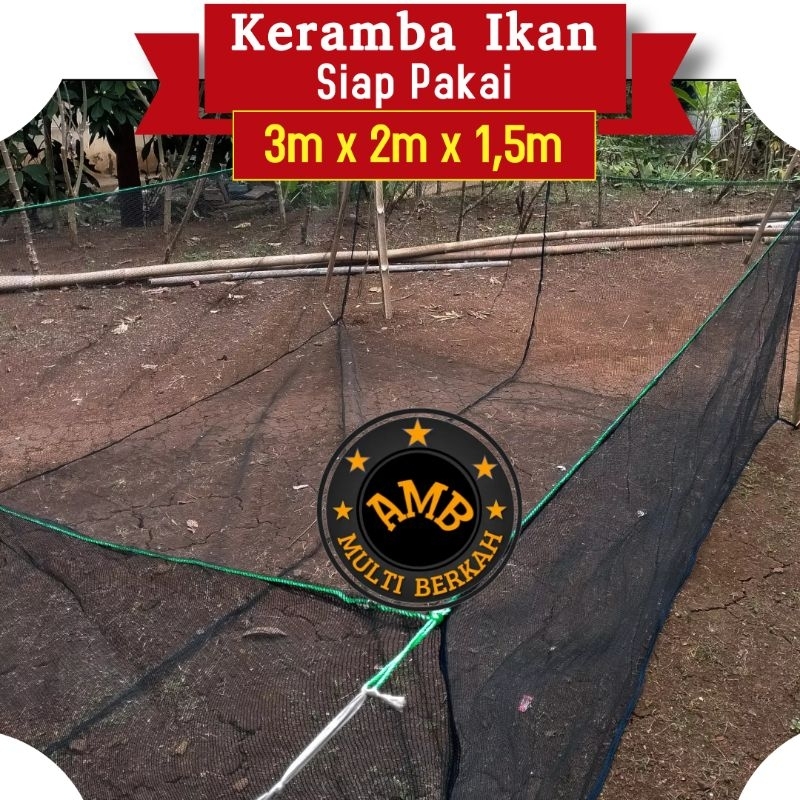 Jual Keramba Ikan Hapa Jaring Apung Siap Pakai Ukuran 3m x 2m x 1,5m ...