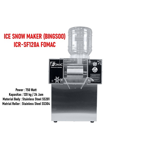 Jual Mesin Es Bingso Bingsoo Machine 750 Watt ICR-SF120A FOMAC Ice ...
